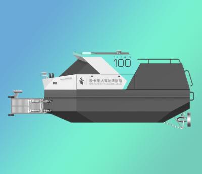 China Remote Controlled Water Surface Asv Vessel Boat For Lake Weed Cutting for sale
