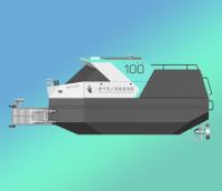 China Multiple Cleaning Modes Unmanned Surface Vessel Boat Usv For Small Lake for sale