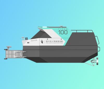 China Water Treatment USV Unmanned Surface Vehicle Small Boat For Pond Maintenance 100kg for sale