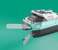 China TITAN Autopilot Garbage Cleaning Boat IP55 Urban Rivers Control Robot for sale
