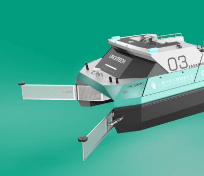 China TITAN Autopilot Garbage Cleaning Boat IP55 Urban Rivers Control Robot for sale