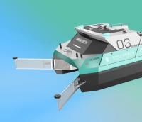 China Uncrewed River Cleaning Boat ORCAUBOAT For Garbage Cleaning 1.5m/S 430kg for sale