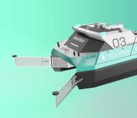 China Small Electric Unmanned Surface Vessel Roboat ASV For Urban Rivers Cleaning for sale