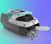 China High Speed Unmanned Remote Control USV Boat 1.5m/S For Water Grass Harvesting for sale