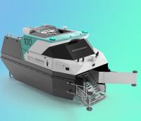 China Electric ORCAUBOAT Urban Rivers Water Grass Harvester Boat For Route Planning Workboat for sale