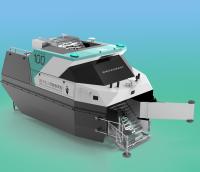 China Automatic Water Water Grass Harvester Boat USV Uncrewed Surface Vessel For River And Lake for sale