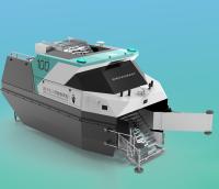 China Aluminum Alloy USV ASV Water Weed Cutting Boat River Surface Cleaning Robot for sale