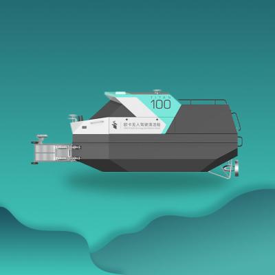 China Manual / Automatic USV Unmanned Surface Vessels TITAN Weed Removal Boat for sale
