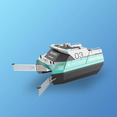 China USV ASV Autonomous Surface Vessel Hydrographic Survey Boat TITAN100 1.5m/s for sale
