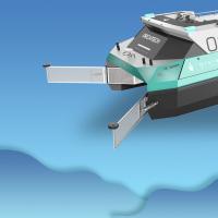 China Gas Powered Remote Control Autonomous Surface Vessel Boat ORCA UBOAT for sale