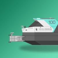 China Aluminum Water Surface Cleaning Robot USV Self Driving Boat IP55 for sale