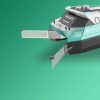 China High Speed USV Unmanned Surface Vehicle 1.5m/S Bathymetric Survey Equipment for sale