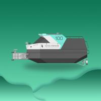 China High Precision USV Unmanned Surface Vehicle Boat For Water Weed Cutting IP55 for sale
