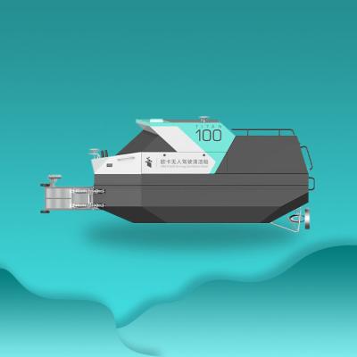 China TITAN Weed Wacker RC Driverless Boat For River Cleaning for sale