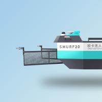 China Long Range Autonomous Surface Vessel Boat USV SMURF with 100kg Load for sale