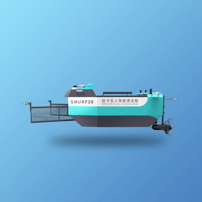China Remote Control ORCAUBOAT River Cleaning Boat Urban Rivers Trash Robot SMURF20 for sale