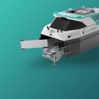 China Self Driving Garbage Cleaning Boat Autonomous Surface Vehicles ASV IP55 for sale