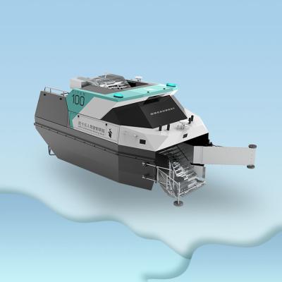 China ORCAUBOAT Remote Control Small Boat For Pond Maintenance Water Grass Mowing USV for sale