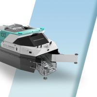 China AI Object Recognition Lake Water Grass Cutter Boat USV  For Water Harvesting IP55 for sale