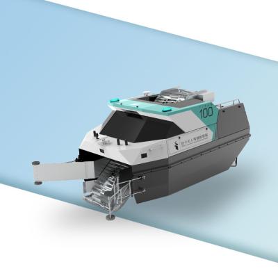 China Driverless USV Aquatic Plant Harvester Boat For Lake 	Water Grass Harvesting for sale