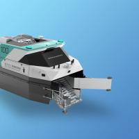 China Data Monitoring USV Gas Powered Remote Control Boat Water Grass Removal Boat ASV for sale
