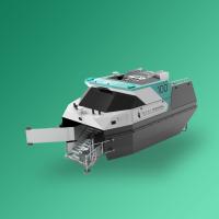 China Automatic Water Water Grass Harvester Boat USV Uncrewed Surface Vessel For River And Lake for sale