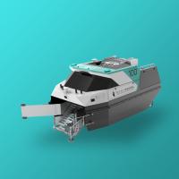 China Water Pollution Monitoring Water Grass Harvester Boat For Small Pond Garbage Cleaning 430kg for sale