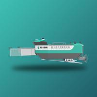 China Electric Thruster Image Recognition Driverless Boat 470mm Immersion for sale