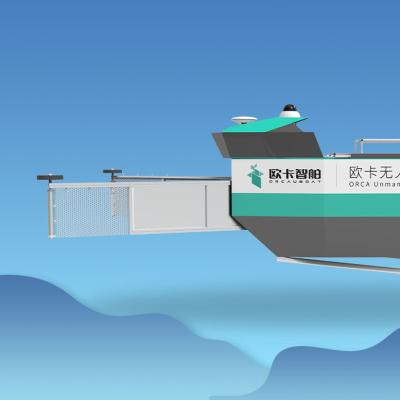 China Surveying Water Quality Monitoring Driverless Boat Waterweed Harvesting for sale