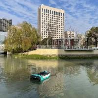 China Driverless River Cleaning Boat Smart Machine Control 1.4m/S for sale