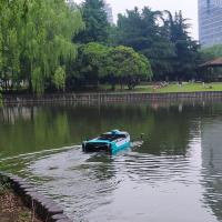 China 1.4m/S Smart Garbage Cleaning Boat Aluminum Alloy for sale