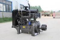 China Weifang R4105ZP Diesel Engine 56kw 76hp with PTO Clutch Belt Pulley for sale