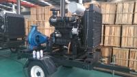 China DCEC Diesel Engine Trailer Water Pump Set 4-12 inch 46-1275m3/h for Agriculture Irrigation for sale