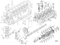 China DCEC 6BT 6BTA 6BTAA Diesel Engine Spare Parts Cylinder Head Gasket Piston Turbocharger for sale