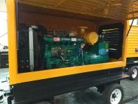 China Weifang 80KW 100KVA Trailer Diesel Generator Set HX6105AZLD 400V 50Hz for sale