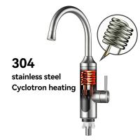 China Stainless Steel Instant Water Heater Hot And Cold Water Tap For Kitchen Sink for sale