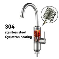 China 220V 3300W Instant Hot Water Tap EU Plug Electric Hot Water Taps For Kitchen for sale