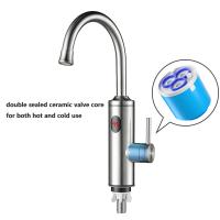China 220V 3300W Instant Hot Water Tap EU Plug Electric Hot Water Taps For Kitchen for sale