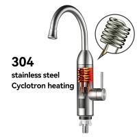 China Hot Water UK Plug Instant Electric Heating Faucet With 220V 3300W Power For Kitchen for sale