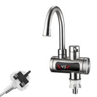 China Electric Faucet Bathroom Wash Basin Taps Water Heater LED Digital Display for sale