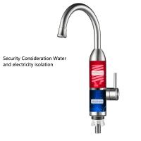 China 220-230V Fast Heating 304 Stainless Steel Instant Electric Hot Water Tap For Kitchen for sale