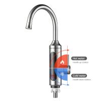 China IPX4 Waterproof 3300W Instant Water Heater Tap With LED Display for sale