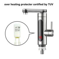 China Bathroom Electric Instant Water Heater Tap With 360 Degree Rotatable Outlet And LED Display for sale