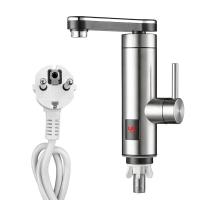 China Instantaneous Electric Hot Water Heater Tap For Bathroom With 360 Degree Rotatable Outlet And LED Display for sale