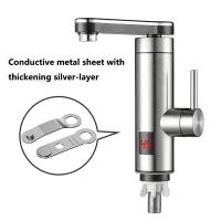 China Instantaneous Electric Hot Water Heater Tap For Bathroom With 360 Degree Rotatable Outlet And LED Display for sale