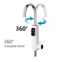 China Single Hole Instant Temperature Display Kitchen Hot And Cold Water Tap for sale