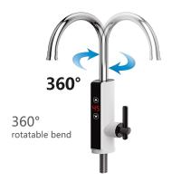 China 360 Degree Free Rotation Kitchen Tap Hot And Cold Water 3s Fast Heating for sale