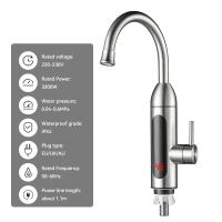 China Fast Heating 304 Stainless Steel Instant Electric Water Heater Kitchen Tap for sale