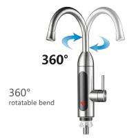 China Fast Heating 304 Stainless Steel Instant Electric Water Heater Kitchen Tap for sale