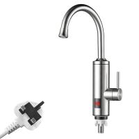 China Wall Mounted Hot Water On Demand LED Temperature Display Electric Hot Water Heater Faucet for sale